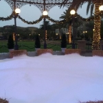 Snow services, snow making, ice rinks and snow party entertainment.